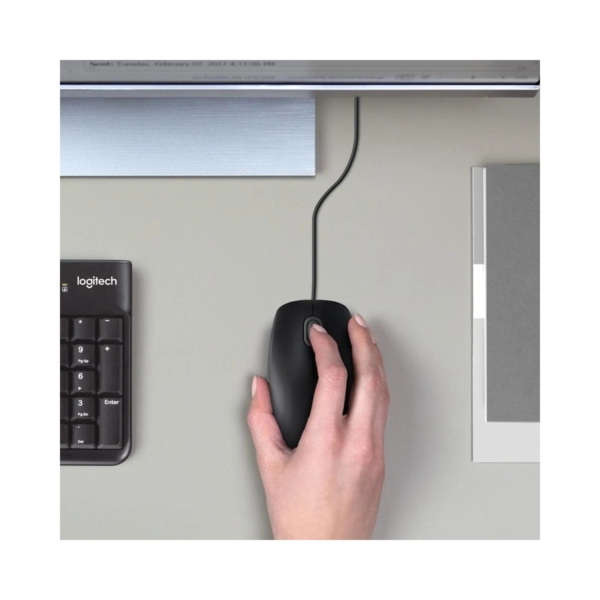 Mouse C/ Fio Preto Logitech - M90 - Uni Atacado