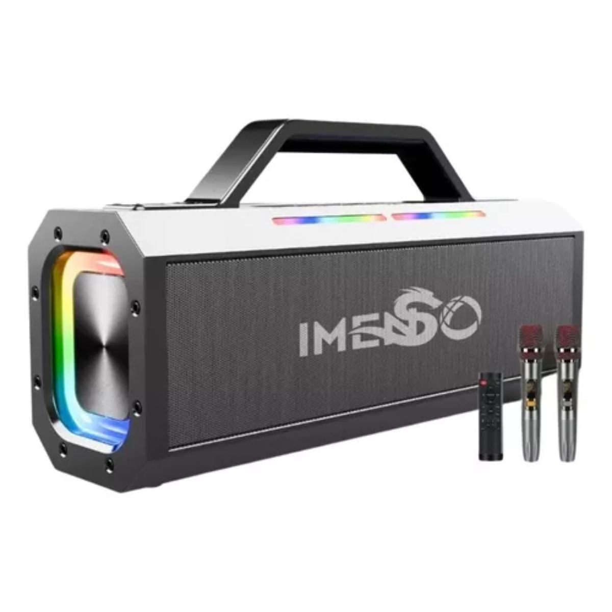 Caixa de Som Bluetooth C/ 2 Microfones 150W Rms Imenso - IMS-X52 - Uni ...