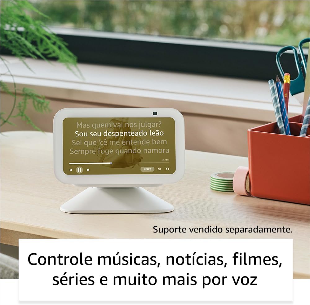 Amazon Echo Show 5 Smart Speaker Alexa C/ Tela 5,5″ – 3ª Geração – Uni ...